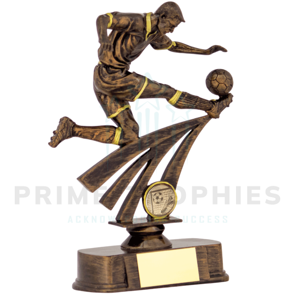 Fab Flying Kick Football Trophy | Prime Trophies