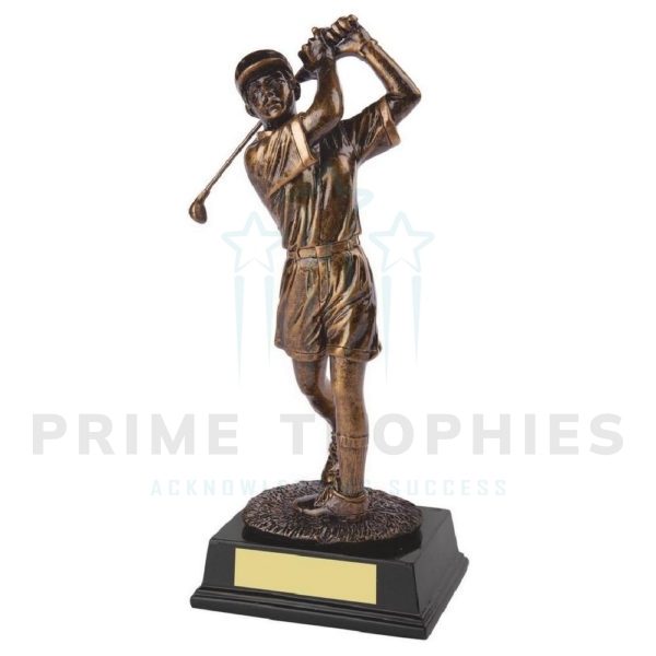 'Back Swing' Golfer Trophy | Prime Trophies