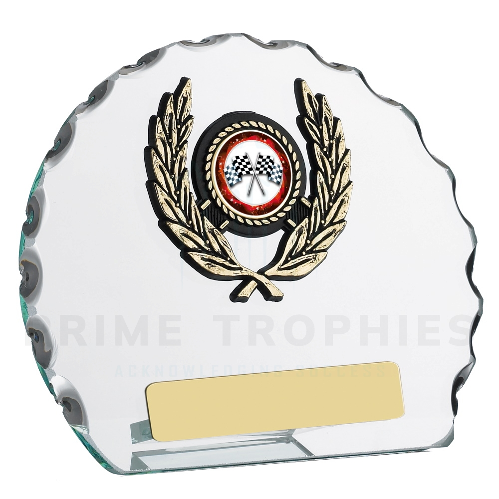 Round Clear Glass Trophy | Prime Trophies