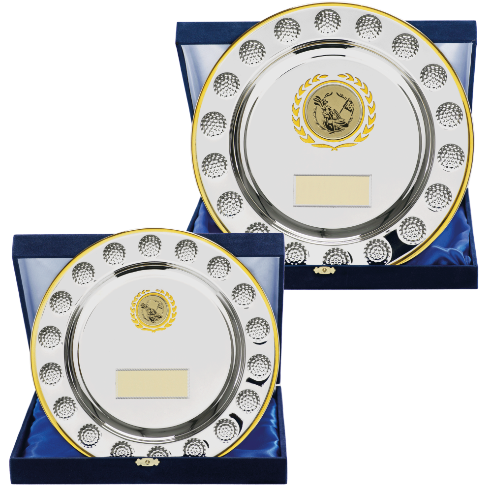 Golf Salver in Presentation Box | Prime Trophies