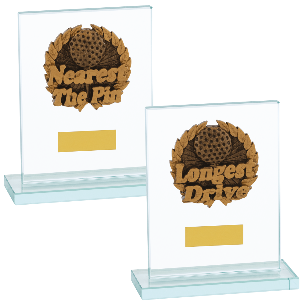Nearest the Pin and Longest Drive Glass Trophy – Prime Trophies