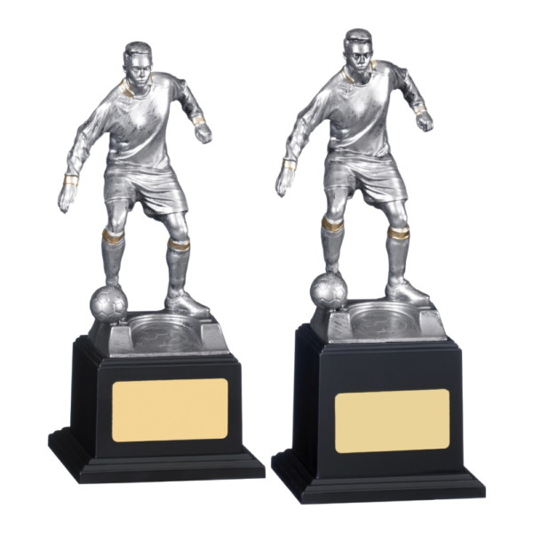 Black & Gold Football Action Trophy | Prime Trophies