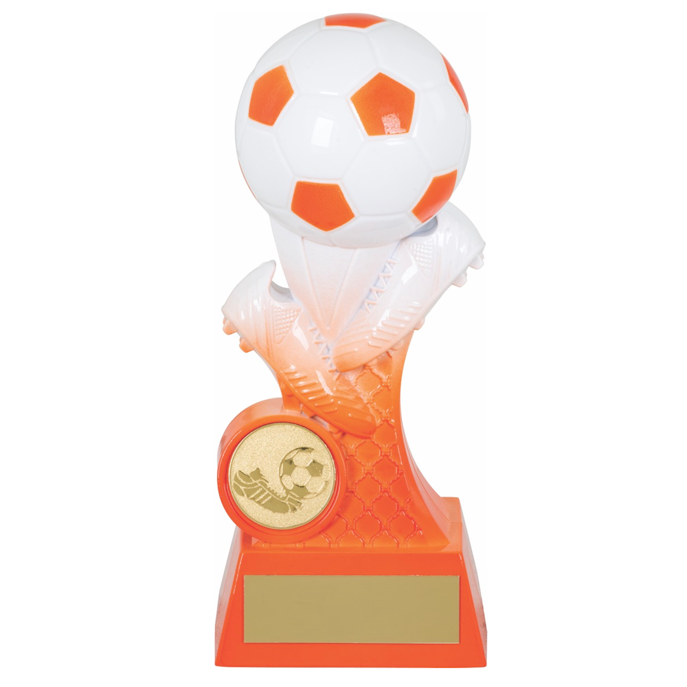 Orange Nova Boot & Ball Trophy | Prime Trophies