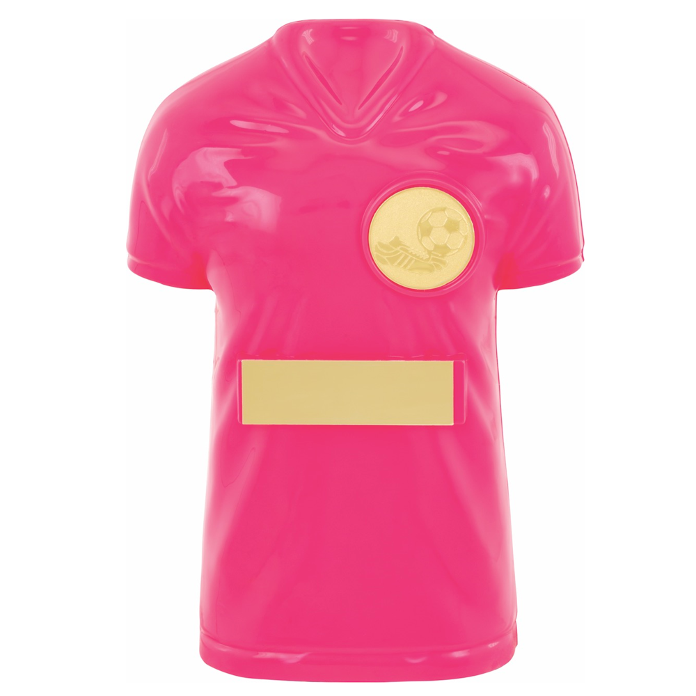 Pink Nova Football Kit Trophy | Prime Trophies