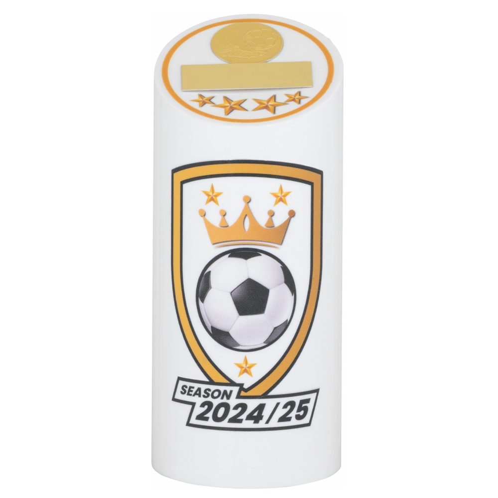 White Nova Slice Football Trophy | Prime Trophies